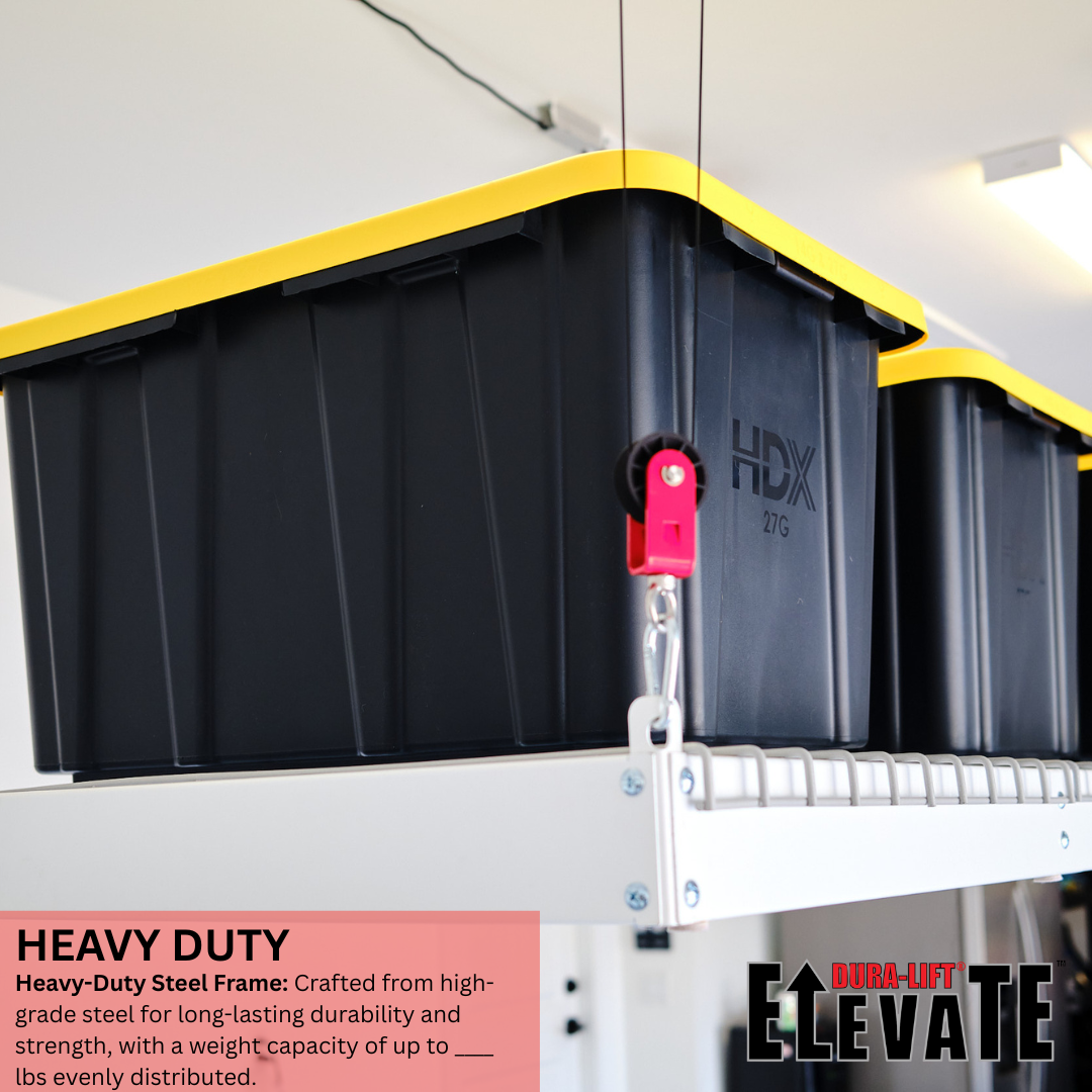 Dura-Lift Elevate 4x8 Motorized Storage Lift – DURA-LIFT Door Hardware
